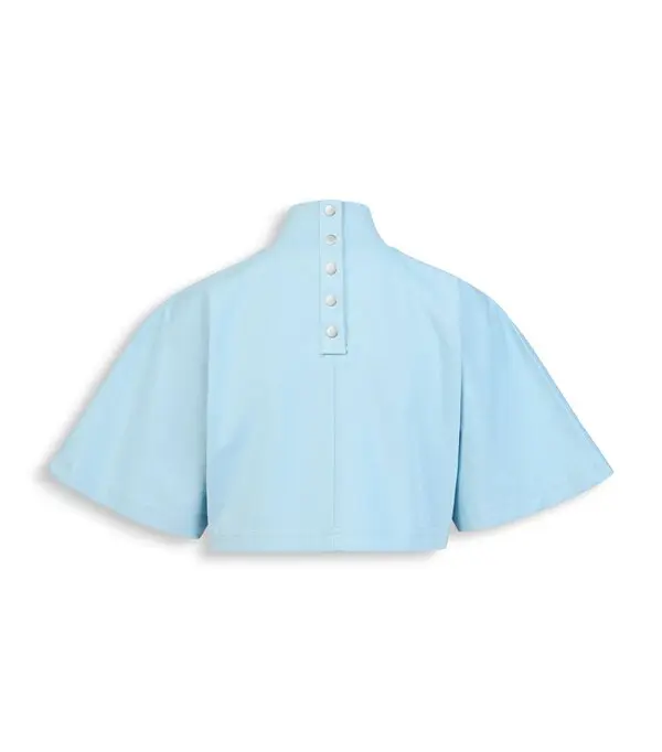 Alaïa Cotton Cropped T-shirt