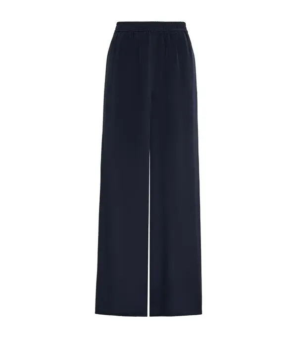 Max Mara Silk Wide-leg Trousers