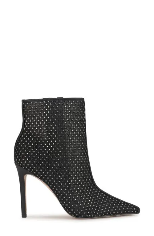 Jessica Simpson Pazra Studded Pointed Toe Stiletto Ankle Boot - Black