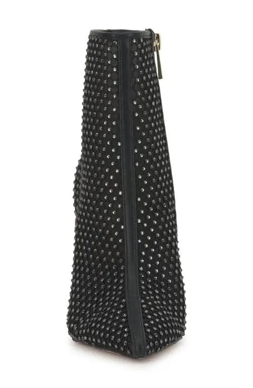 Jessica Simpson Pazra Studded Pointed Toe Stiletto Ankle Boot - Black