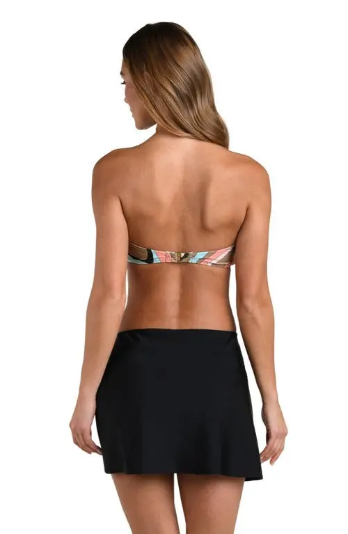 L'AGENCE Abstract Swirl Chand Cover-up Skirt