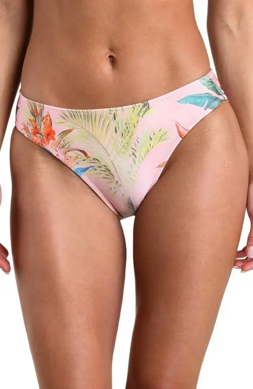 L'Agence Nicole Bikini Bottoms - Pink Multi