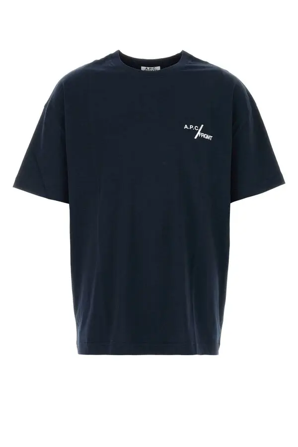 A.p.c. Navy Cotton X Frgmt T-shirt