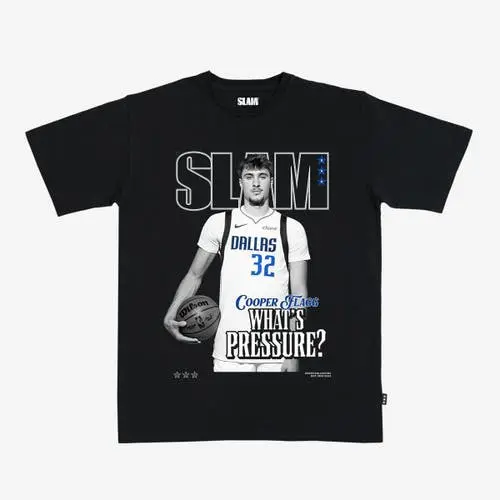 SLAM Cooper Flagg Dallas Mavericks Cover T-shirt - Black