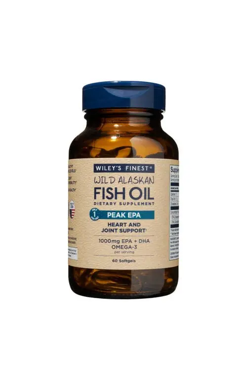 WILEY'S FINEST Peak Epa Omega-3 Softgels For Joint Health Support 60 Softgels - None