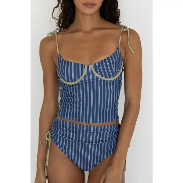 Geode Swimwear Rosie Tankini Top - Red