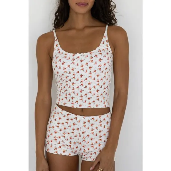 Geode Swimwear Rosie Tankini Top - Red