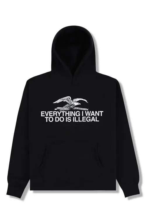 PLEASURES Illegal Graphic Hoodie