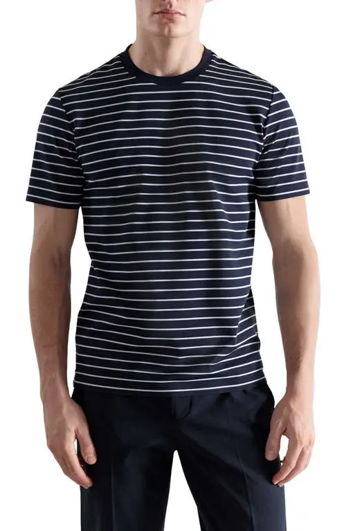 Mango Slim Fit Coolmax® Stripe T-shirt