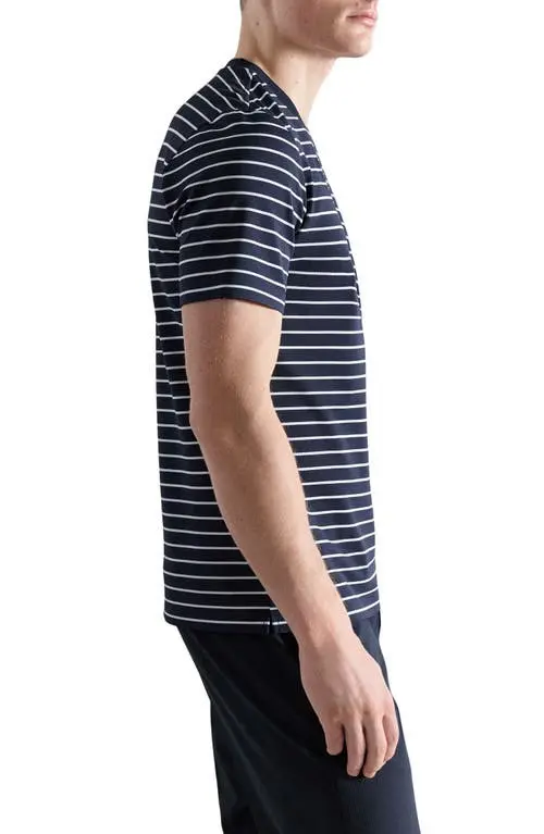 Mango Slim Fit Coolmax® Stripe T-shirt