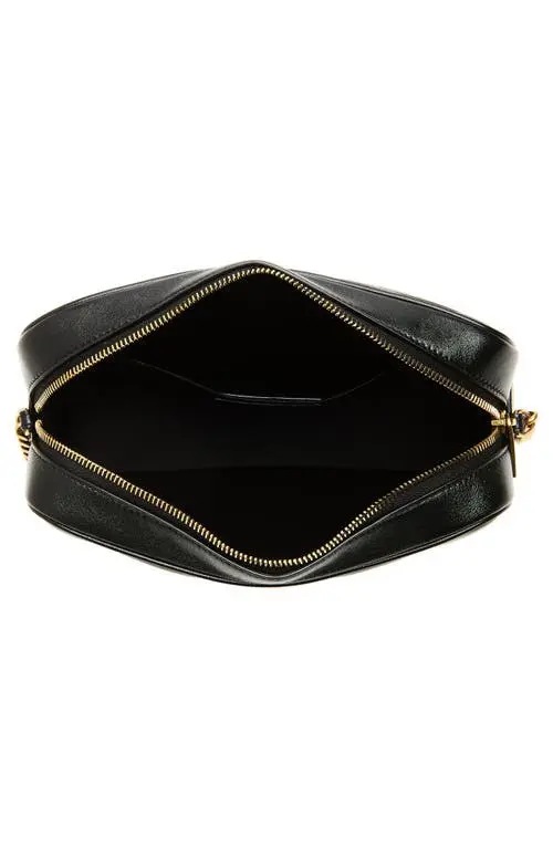 Saint Laurent Loulou Matelassé Leather Camera Bag - Noir