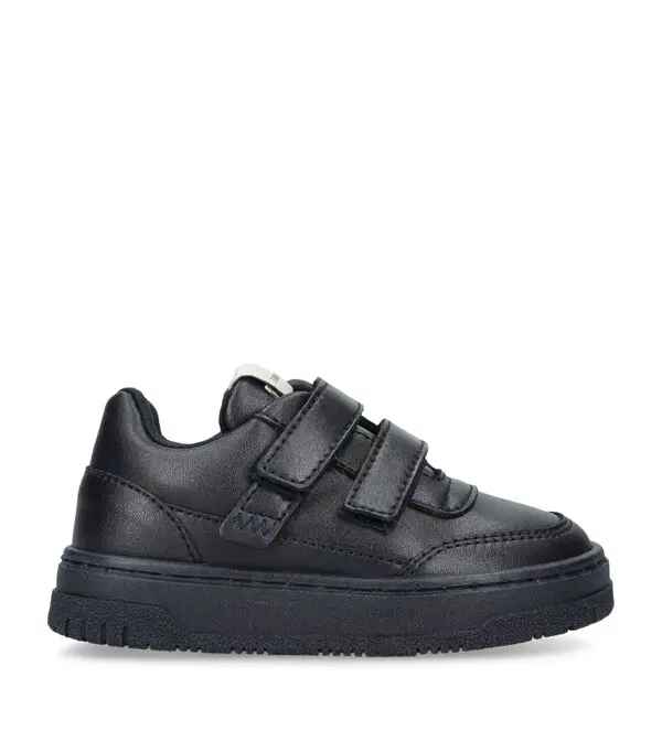 Giorgio Armani Leather Velcro Sneakers