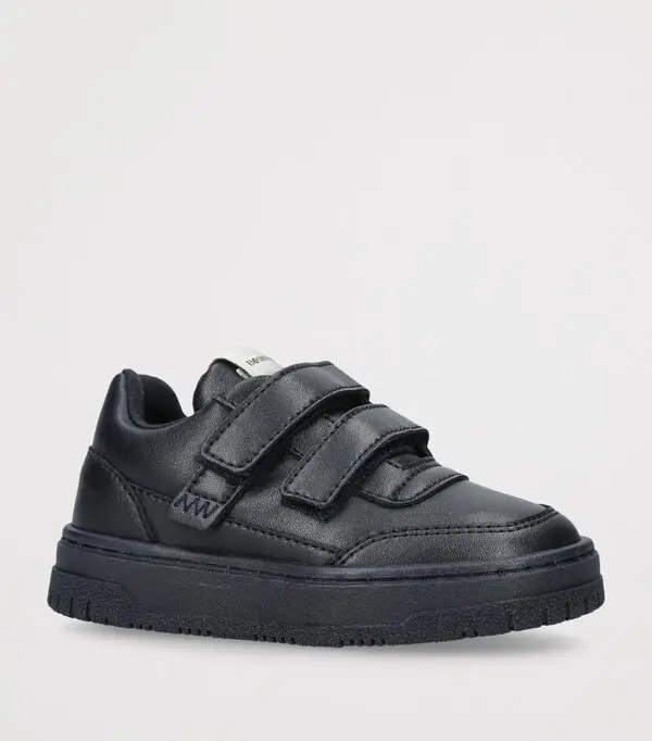 Giorgio Armani Leather Velcro Sneakers