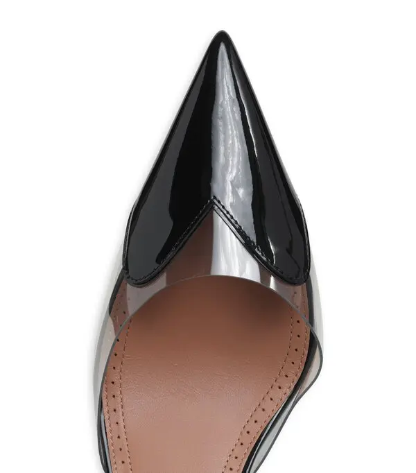 Alaïa Le Coeur Wedge Mules - Black