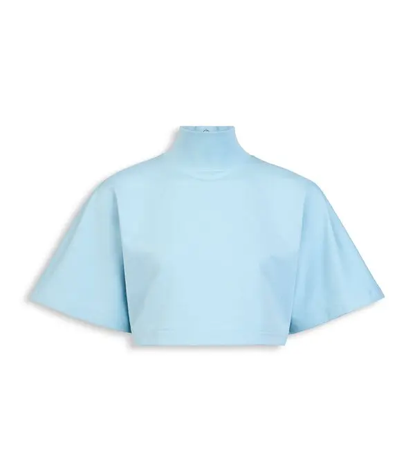 Alaïa Cropped Cotton T-shirt