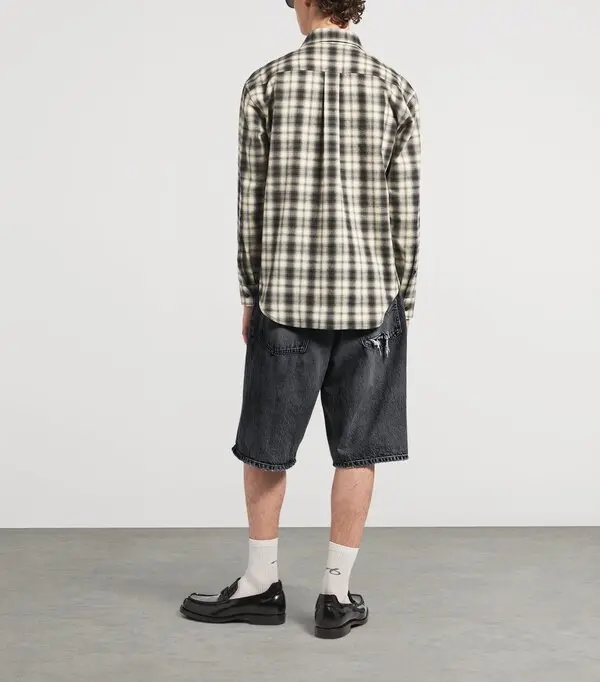 Balenciaga Cotton Plaid Shirt