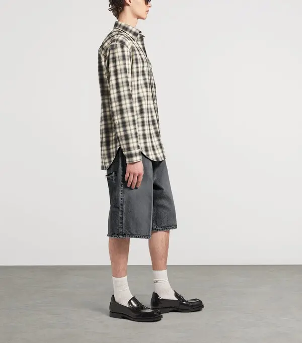 Balenciaga Cotton Plaid Shirt