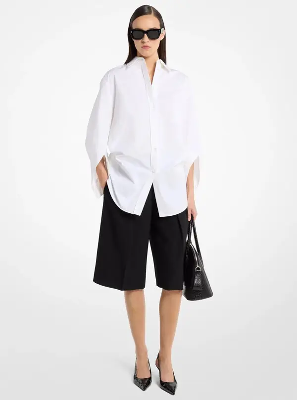 Michael Kors Keegan Cotton Poplin Shirt