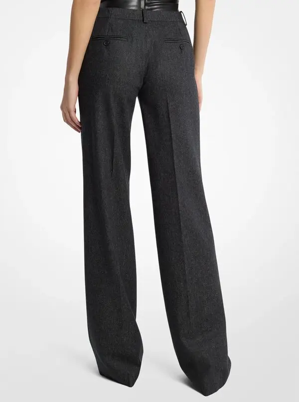 Michael Kors Camilla Wool Wide-leg Trousers