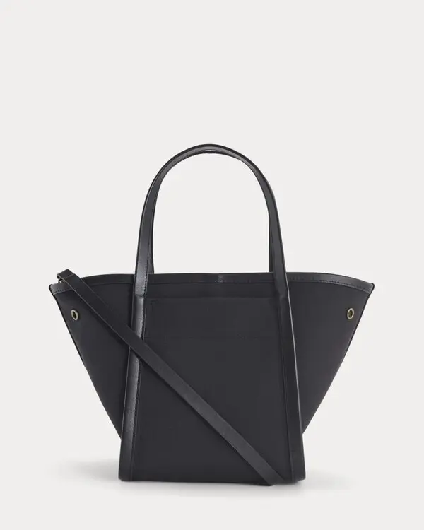 Everlane Canvas Mini Tote With Shoulder Strap - Black