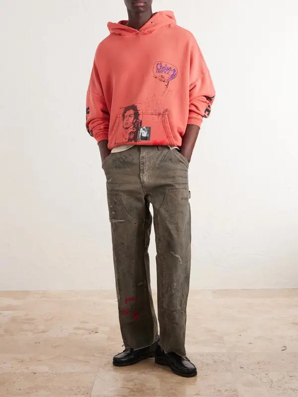 PALY HOLLYWOOD Chelsea Hotel Graphic Hoodie - Red