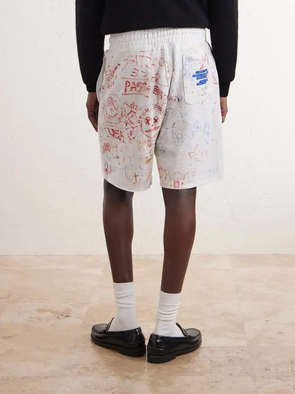 PALY HOLLYWOOD Joshua Tree Printed Cotton-jersey Shorts