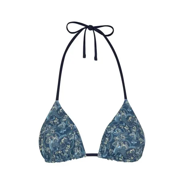AJA SWIMLINE Azure Reversible Paisley Bikini Top