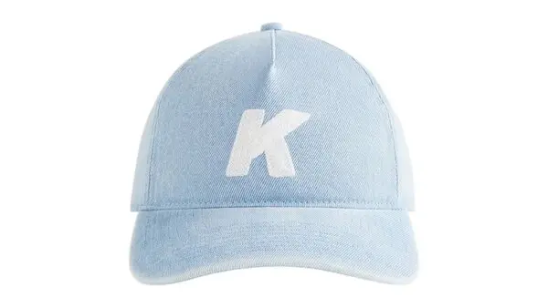 Kith Denim Bay Low Pinch Crown Snapback - Light Indigo
