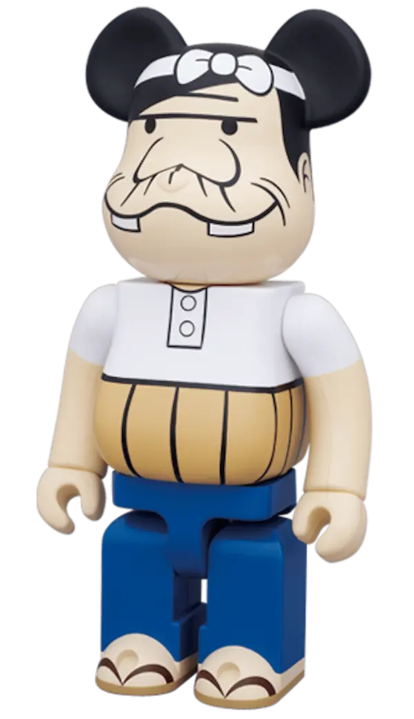 BE@RBRICK Bakabon's Papa Mangart Beams T 400% White