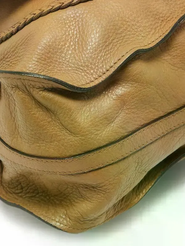 Chloé Marcie Leather Shoulder Bag - Neutrals