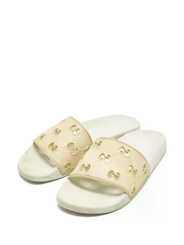 Gucci Gg Motif Pool Slides