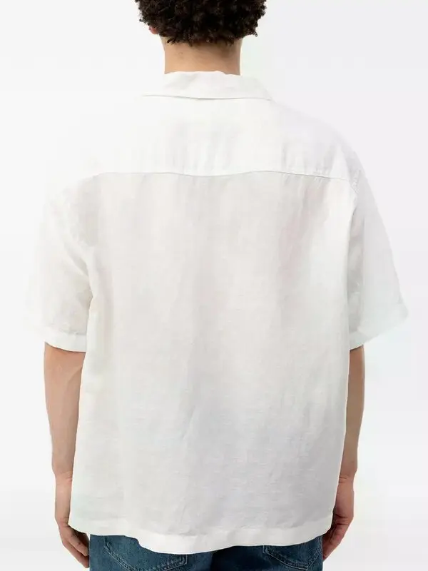 Hugo Graphic-print Camp-collar Shirt
