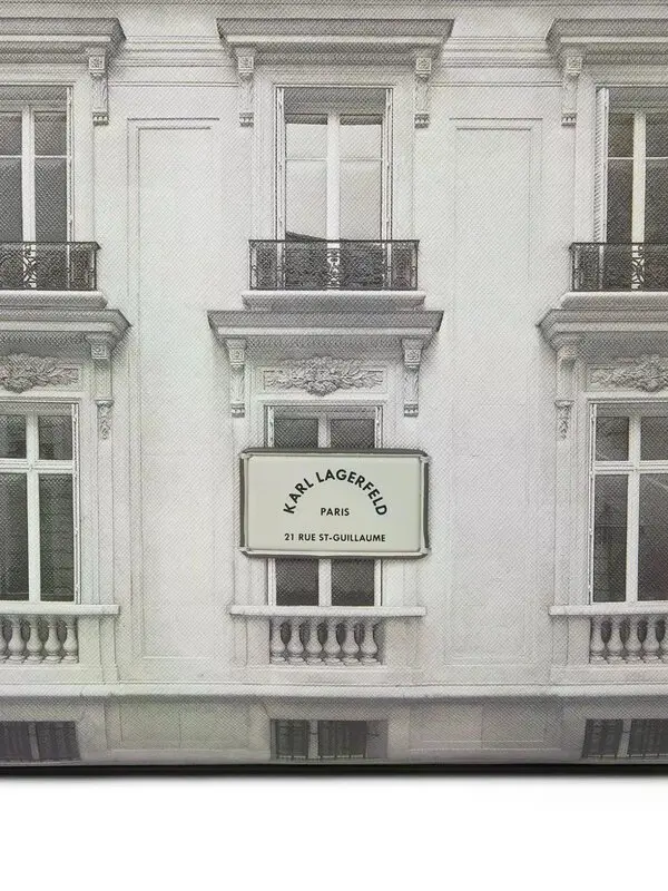 Karl Lagerfeld Rue St-guillaume Maison De Karl Tote Bag