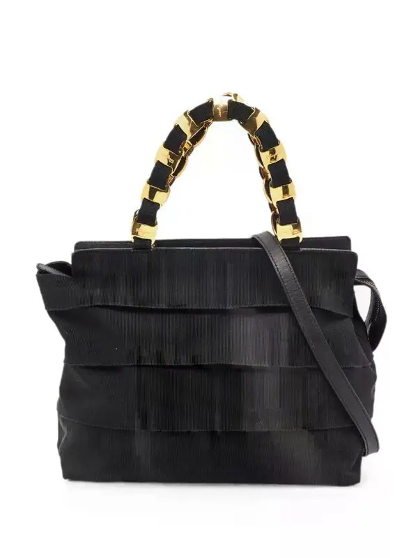FERRAGAMO Chain Zip Tote Bag
