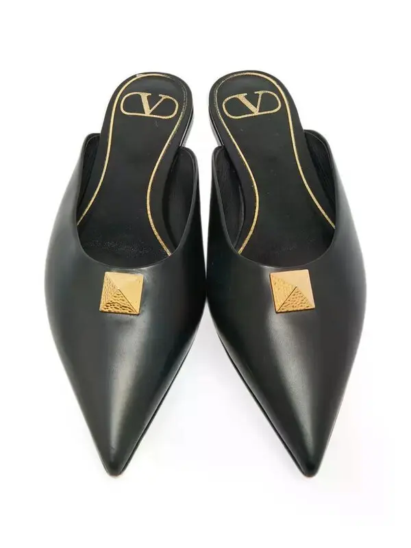 Valentino Garavani One Stud Leather Mules