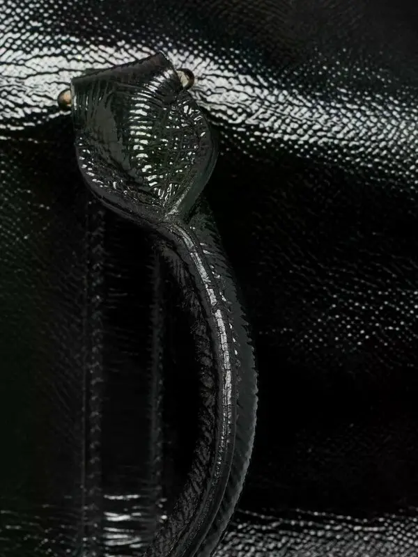 Burberry Dinton Leather Tote Bag - Black
