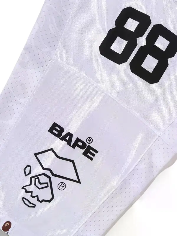 A BATHING APE Logo-print Mesh T-shirt
