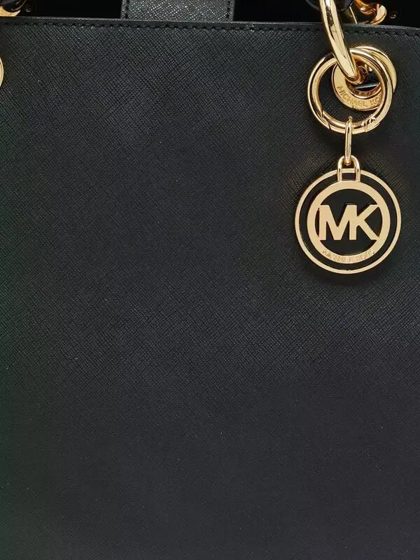 Michael Kors Cynthia Saffiano Leather Tote Bag - Black