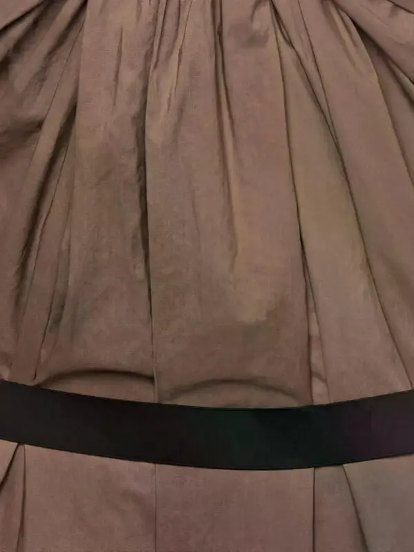 LANVIN Draped Knotted Mini Dress
