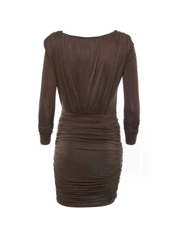 Elisabetta Franchi Ruched Jersey Dress