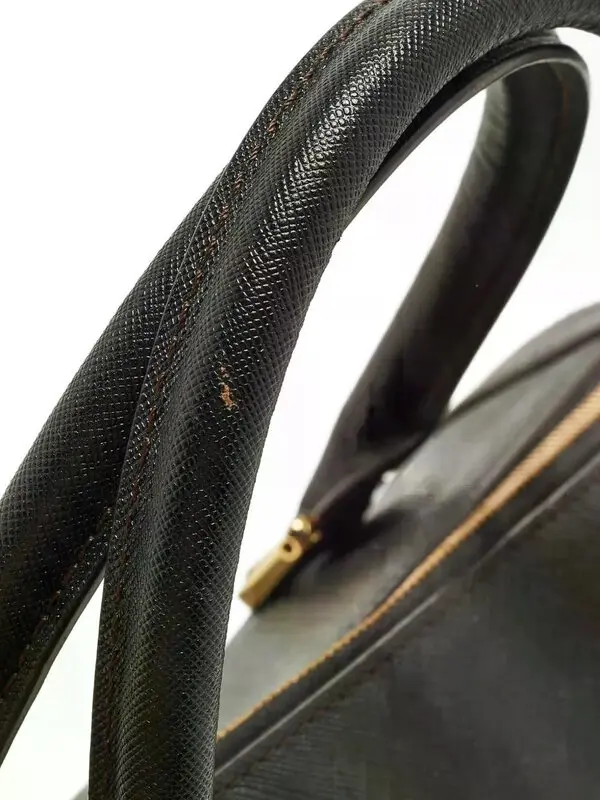 Mcm Boston Leather Tote Bag