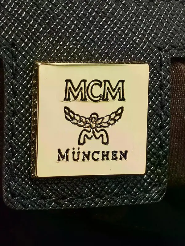 Mcm Boston Leather Tote Bag