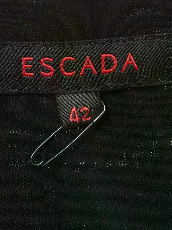 Escada Draped Jersey Midi Dress