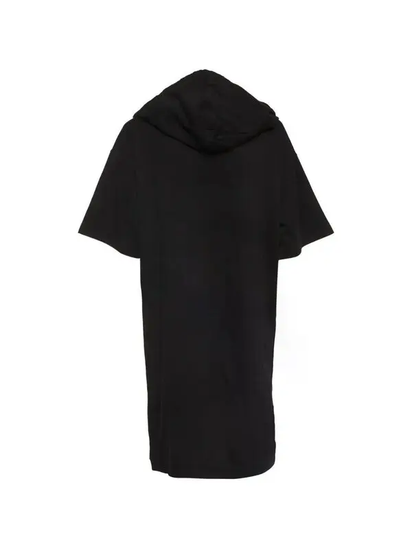 Moschino Teddy Bear Embroidered Hooded Mini Dress