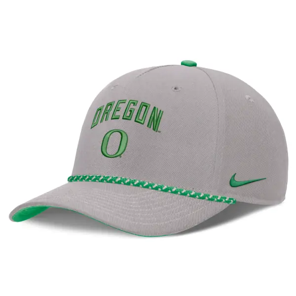 Nike Oregon Primetime Rise Rope College Adjustable Hat - Grey