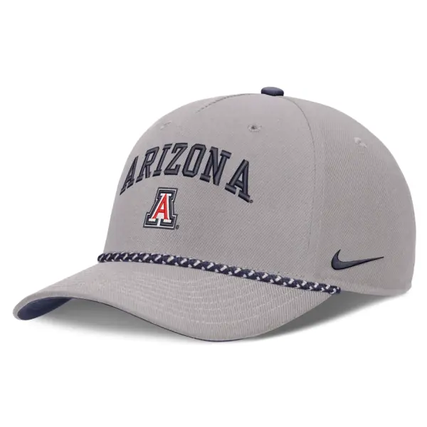 Nike Arizona Primetime Rise Rope College Adjustable Hat - Grey