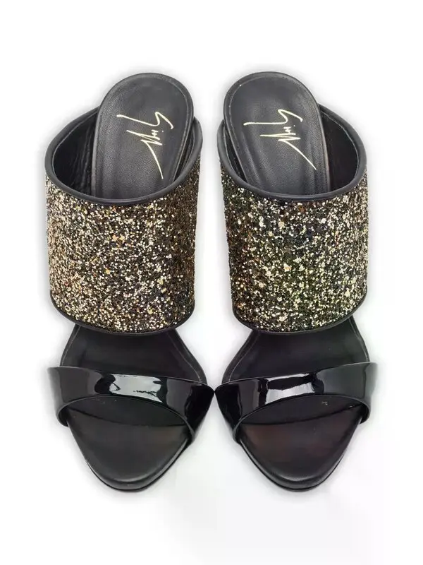 GIUSEPPE ZANOTTI Andrea Glitter-detail Sandals