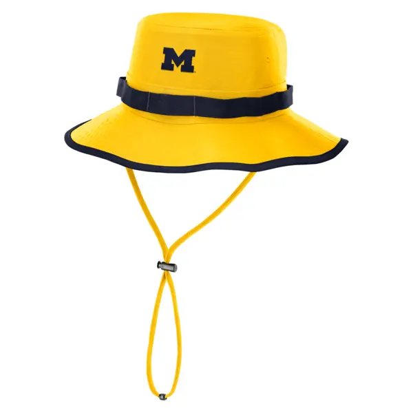 Nike Michigan Sideline Apex Boonie Jordan Brand Dri-fit College Bucket Hat - Brown
