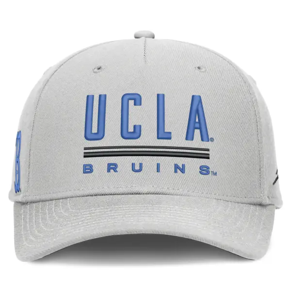 Nike Ucla Sideline Practice Rise Jordan Brand Dri-fit College Adjustable Hat - Grey