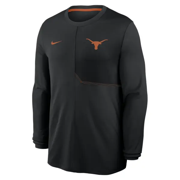 Nike Texas Sideline Coach Dri-fit College Long-sleeve Top - Black
